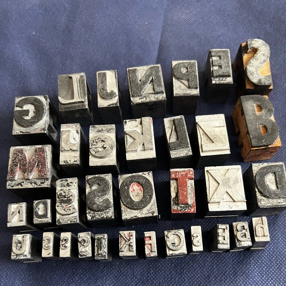 Source Unknown | Other | Authentic Printers Letters | Poshmark